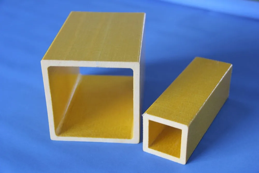 40x40x3.5mm Fiberglass Pultrusion Profile Frp Square Tube Fiberglass ...