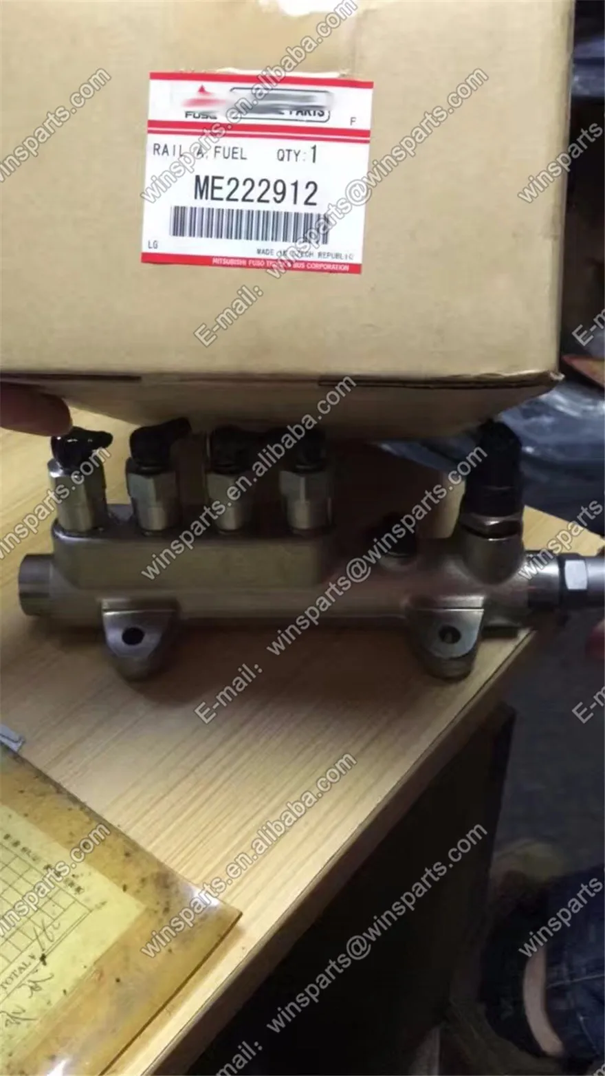 Me222912 4m50 Rail Assy,Fuel Injection 107785-0101 107785-0102 107785 ...