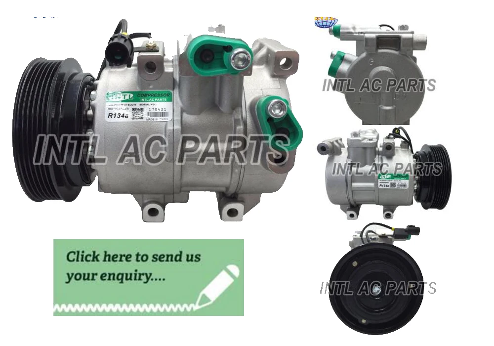 6sbu16c Ac Compressor For 2012-2018 Hyundai Veloster Turbo Base Accent ...