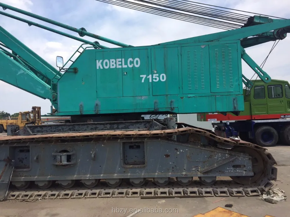 Original Used Japan Kobelco 7150 Used 150 Ton Crawler Crane For Sale ...