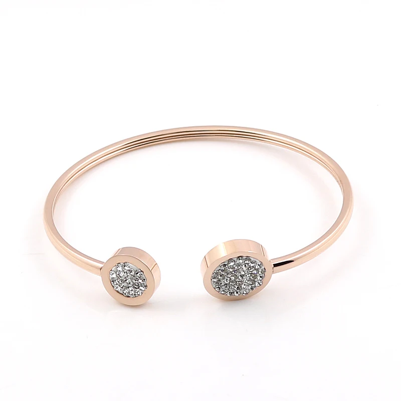 316l Stainless Steel Bangle Flexible Lady's Bangle With Shinning ...