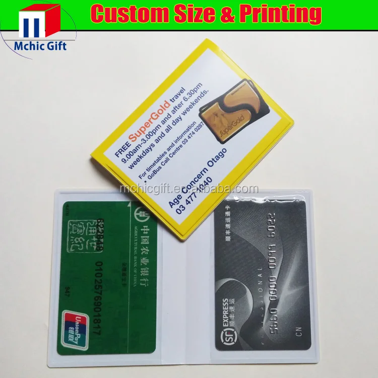 Customized Cheap Plastic Soft Pvc Bank Atm Card Holder/ Bank Atm Card ...
