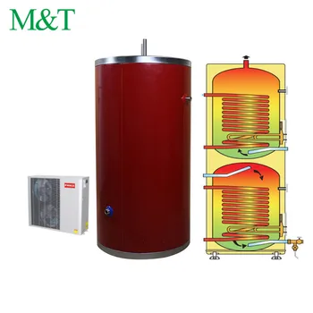 Red 50liter Hot Water Horizontal Buffer Tank For Heat Pump Water Heater ...