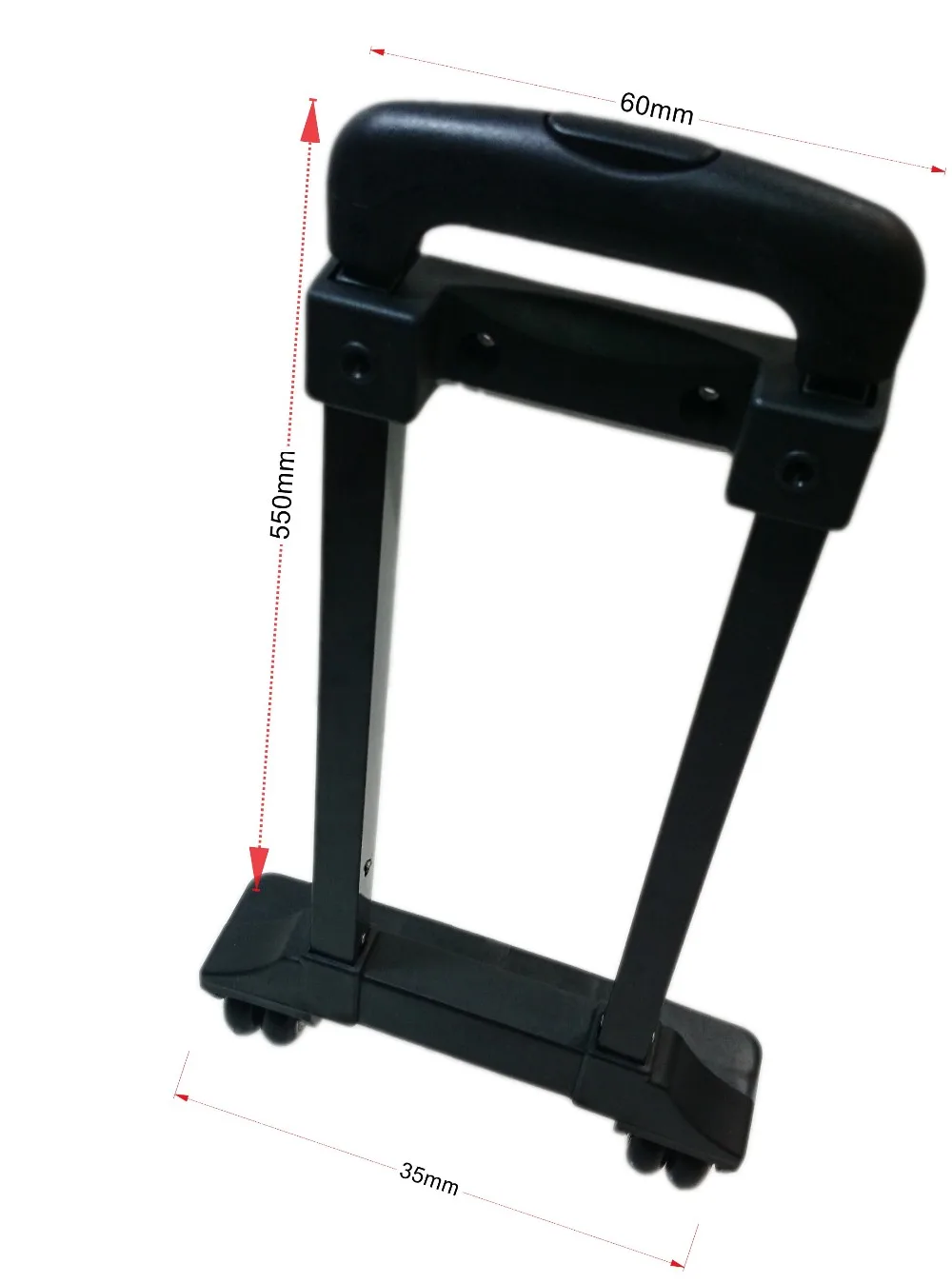 Outer Luggage Trolley Telescopic Handle Iron Tube With Bottom Rack ...