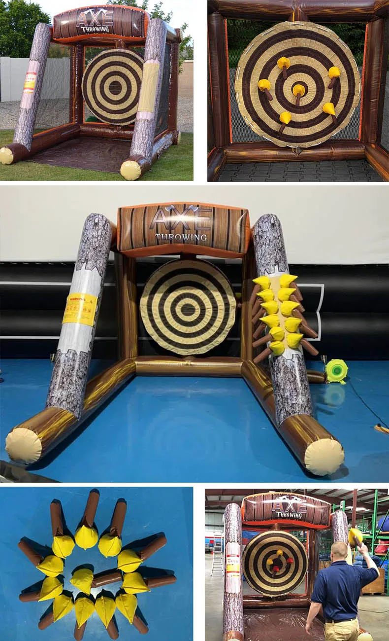 2021 New Inflatable Axe Throwing Game / Axe Throwing Inflatable Tossing ...