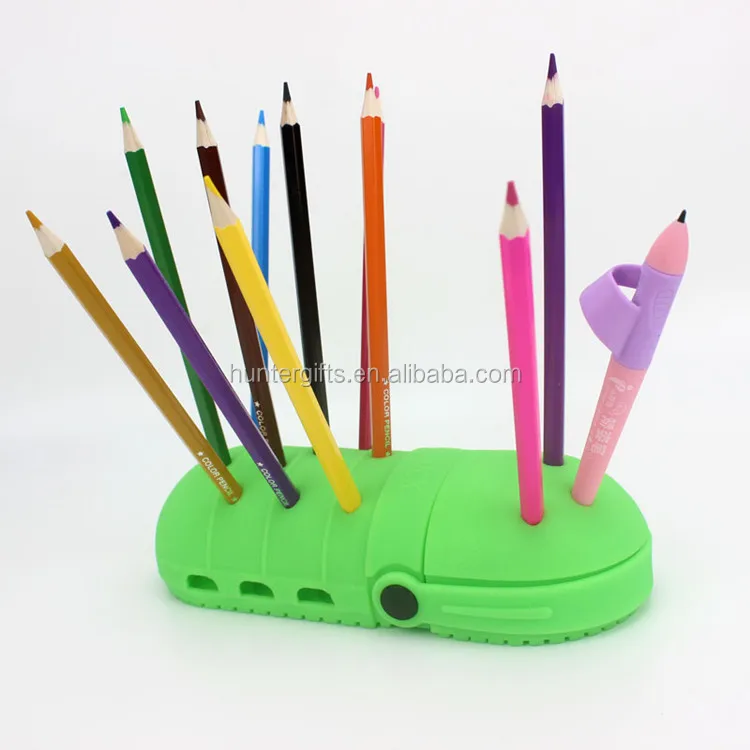 2018 New Creative Novelty Shoe Shaped 2 In1 Pencil Holder And Silicone ...