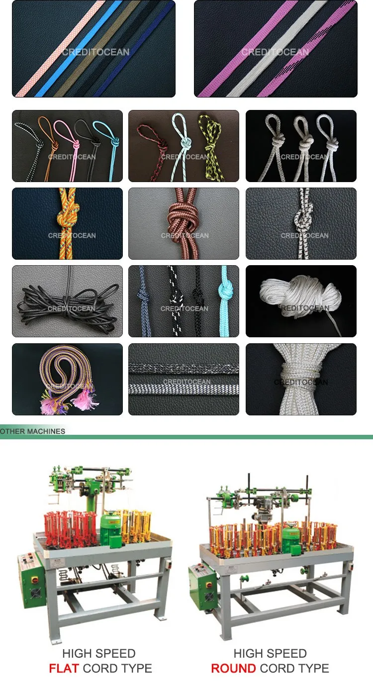 48 Spindles Round Rope High Speed Braiding Machine - Buy Rope Making ...
