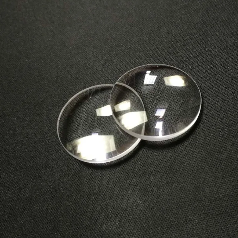 K9 Glass 45mm Round Spherecial Magnifying Glass Convex Lens Biconvex ...
