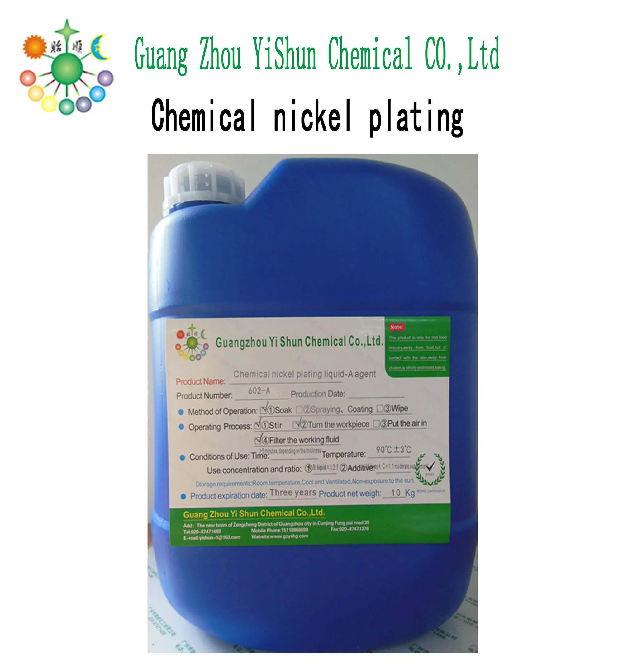 Medium Phosphorus Electroless Nickel Plating Liquid High Quality ...