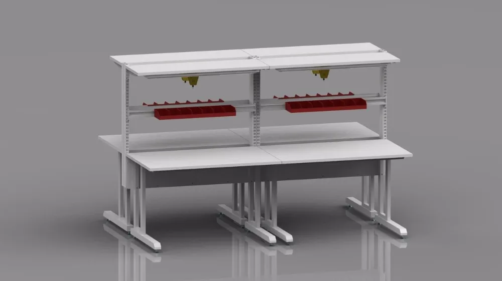 LEENOL -TF08 Antistatic Workbench Heavy Duty Lab Workbench ESD ...