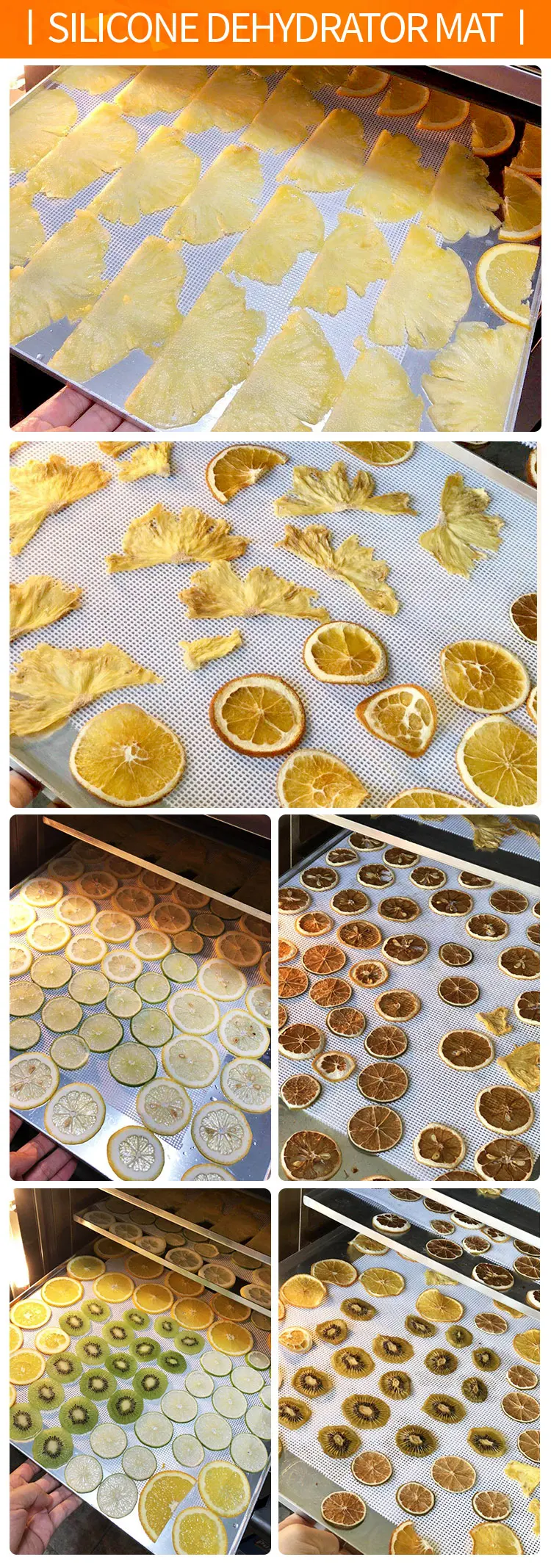 Custom Made Silicone Dim Sum Mesh Dehydrator Sheets