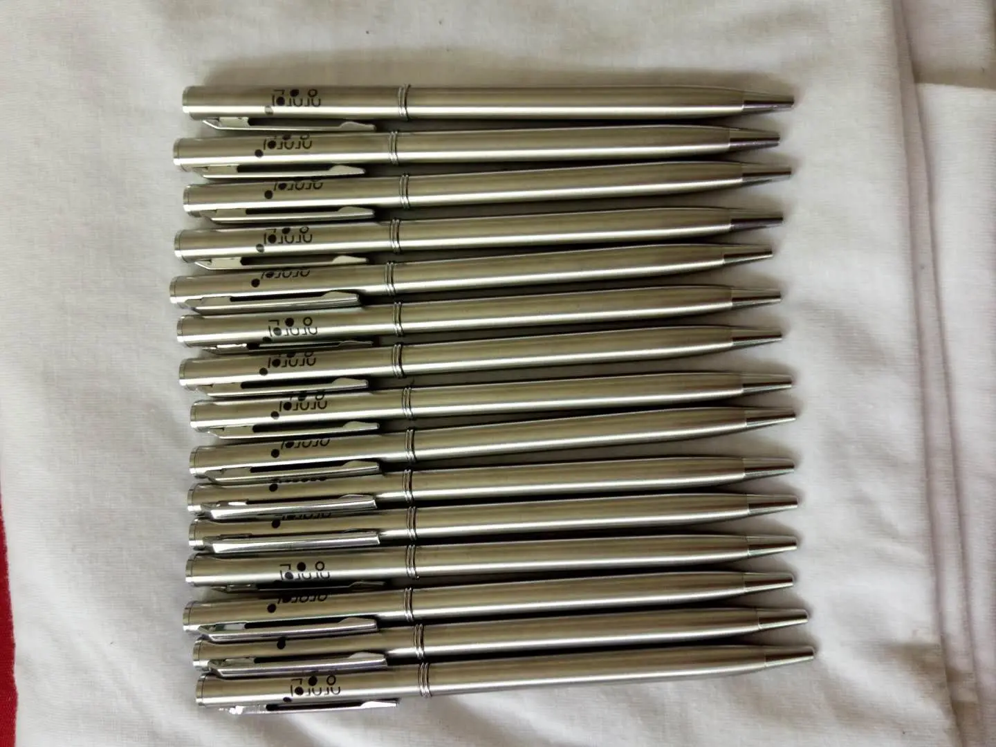 Top Sales 5 Star World Hotel Room Take Away Writing Ball Pen Slim Metal ...