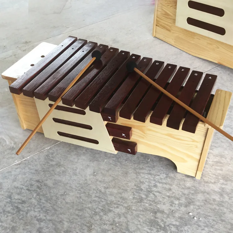 13 Tone Red Wood Box Body Modified Tone Xylophone - Buy Xylophone ...