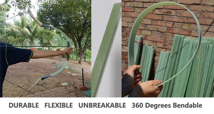 1.2*40mm,360 Degrees Bendable Strong Epoxy Fiberglass Strip Frp Efg Bow ...