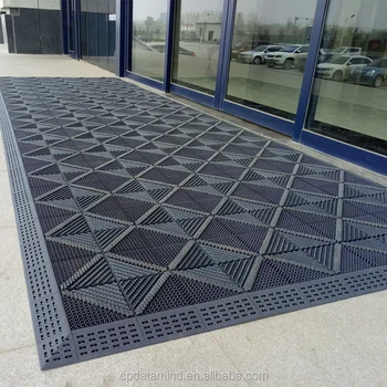Three In One Large Plastic Floor Mat Anti Slip Dust Clean Matting - Buy ...