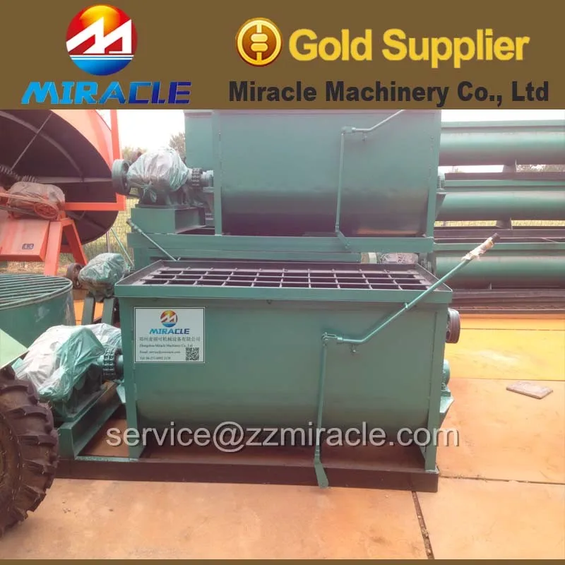 2017 New Advanced Horizontal Type Cow Dung Mixing Machine In Fertilizer ...