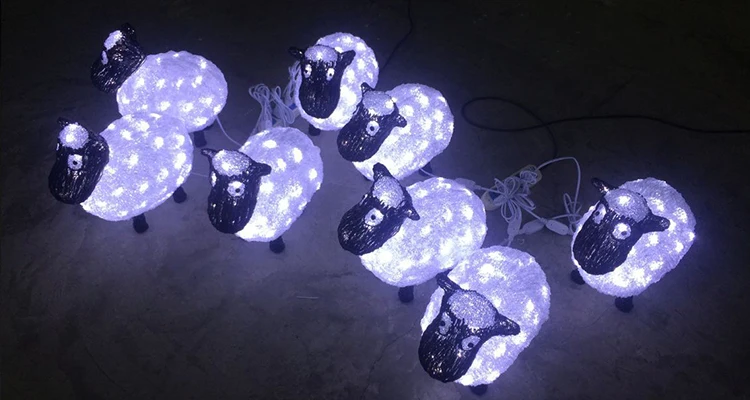 2024 Outdoor Christmas LED Sheep Night Light Decoration - OEM