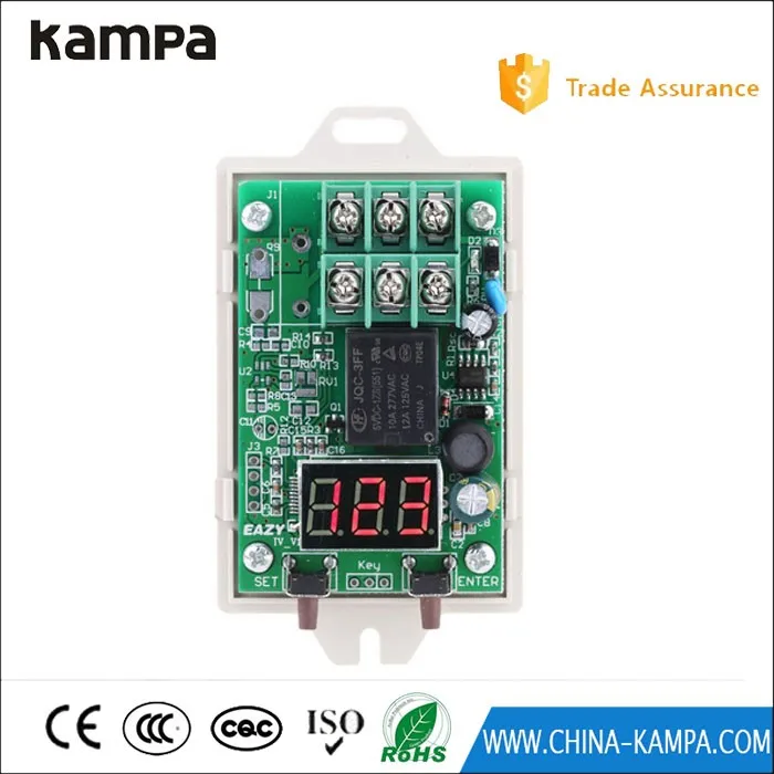 12V 24V DC DIY Astronomical Control Digital off Delay Timer Relay