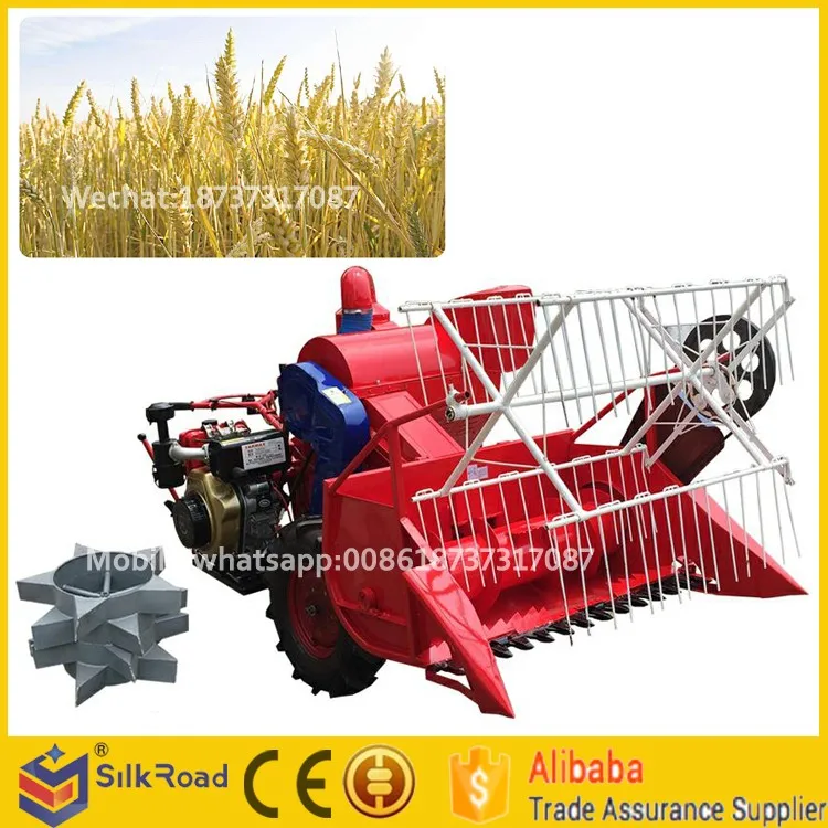 Professional New Type Small Mini Rice Wheat Combine Harvester - Buy ...