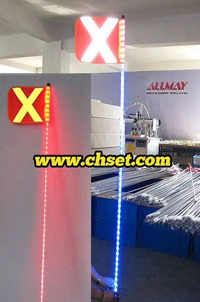 Peru Chset LED Mining FLAG POLE - Warning & Certifcation