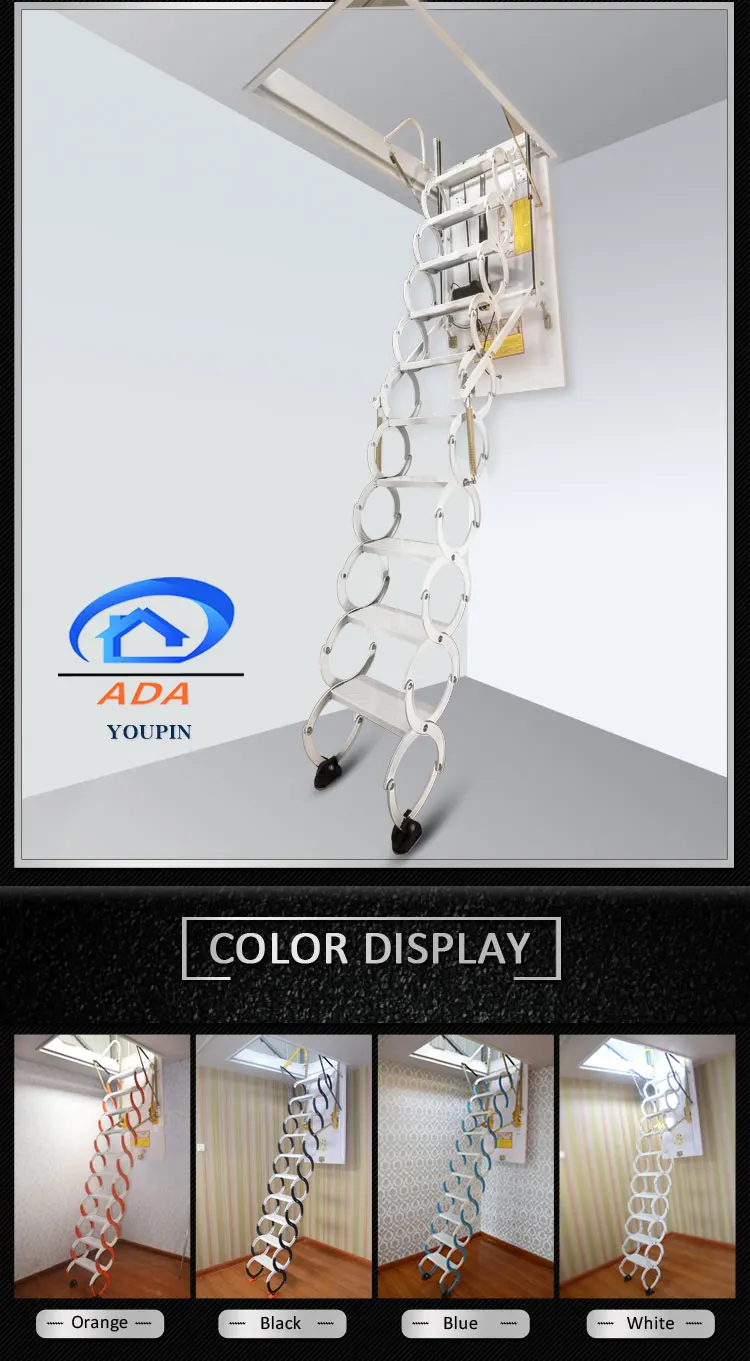 Easy Operation Electric Pull down Attic Stairs - ADA