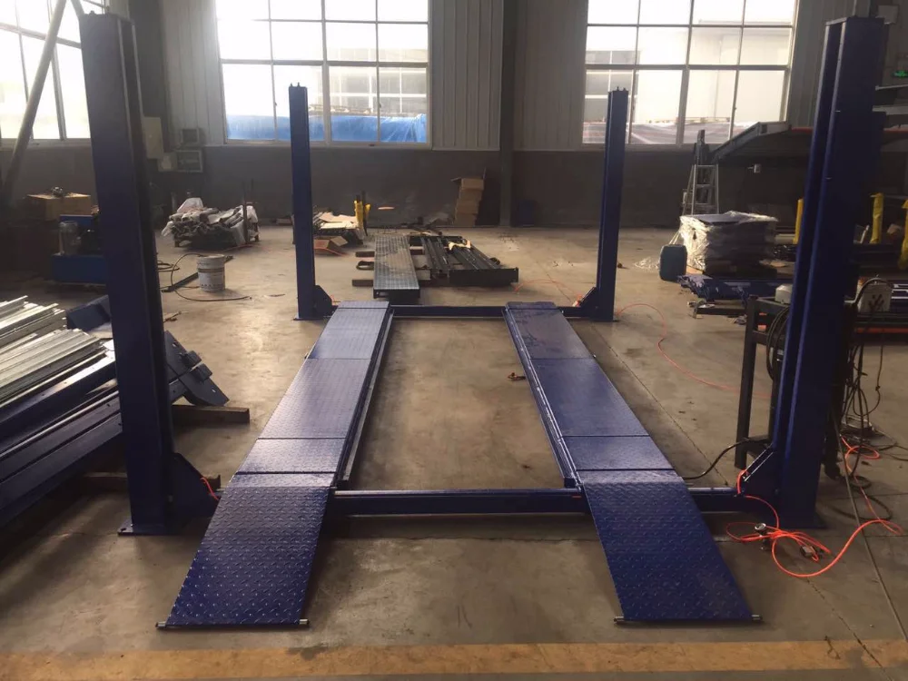 Four Post Car Lift For Garage / Garage Automotive Lifts / Truck ...