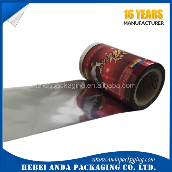 Popsicle Wrapper Roll - Printed Ice Cream Packaging Film