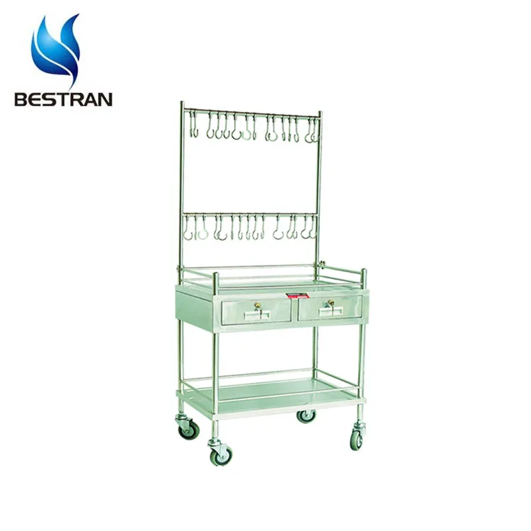 Bt-iy005 Ce Multi Purpose Medical Cart With Iv Pole Medicine ...