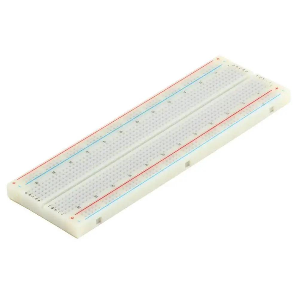 Mb-102 Solderless Breadboard Protoboard 830 Point Pcb Bread Board Tie ...