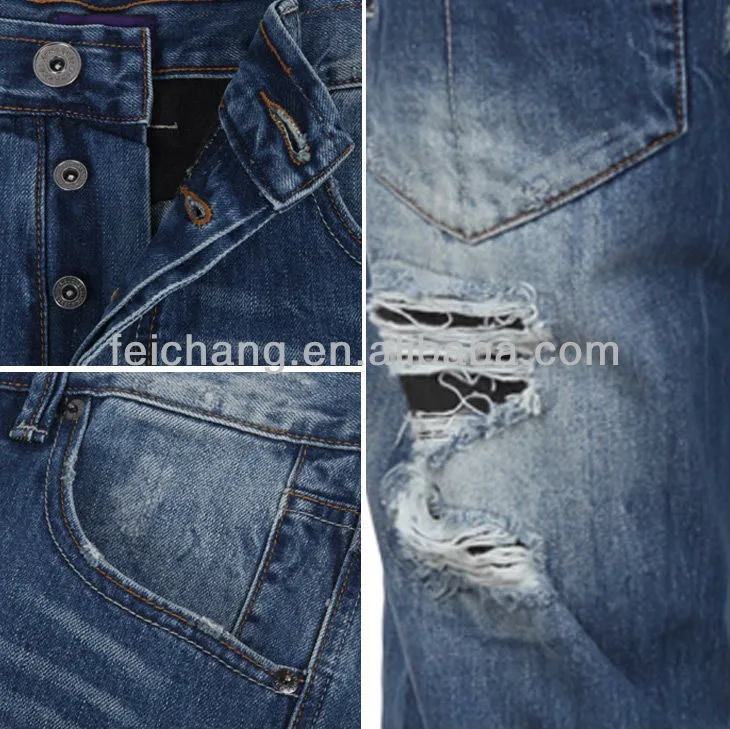 New Grinding Ripped Straight Jeans Denim Jeans Men - Buy Jeans Denim ...