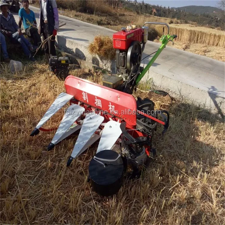 High Productivity Grain Reaper Binder - Mini Rice Cutting Machine