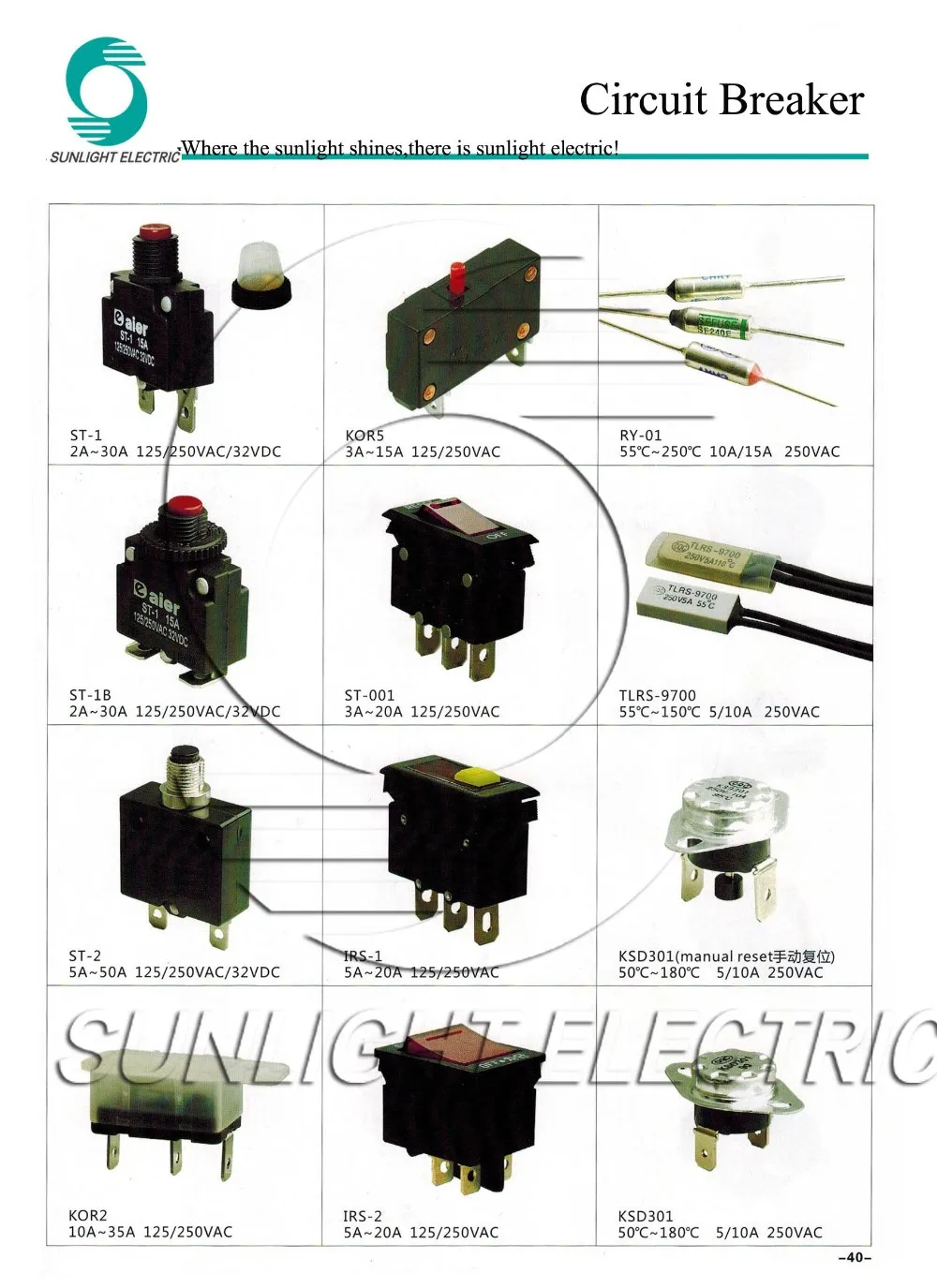 St-001 3 Pin 12v 250v Rocker Switch Type Circuit Breaker - Buy Rocker ...