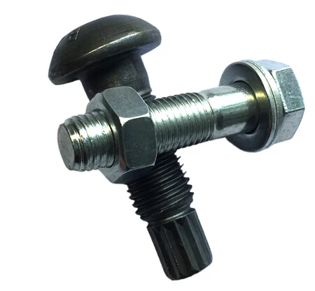 Standard High Strength Bolt And Nut Grade 8.8,10.9,12.9 With Black,Zinc ...