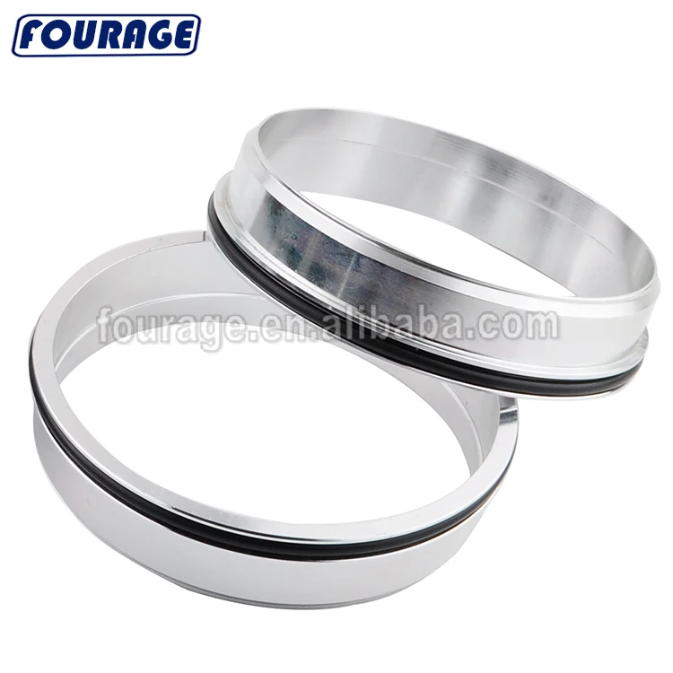 Polished Aluminum O Ring Hose Clamps Turbo Pegasus Wiggen Clamshell 3 ...