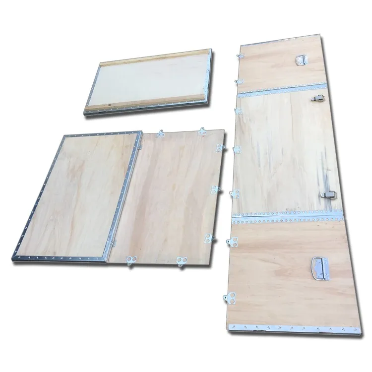 Grape Foldable Wooden Transport Packing Box - ISO UN Certified