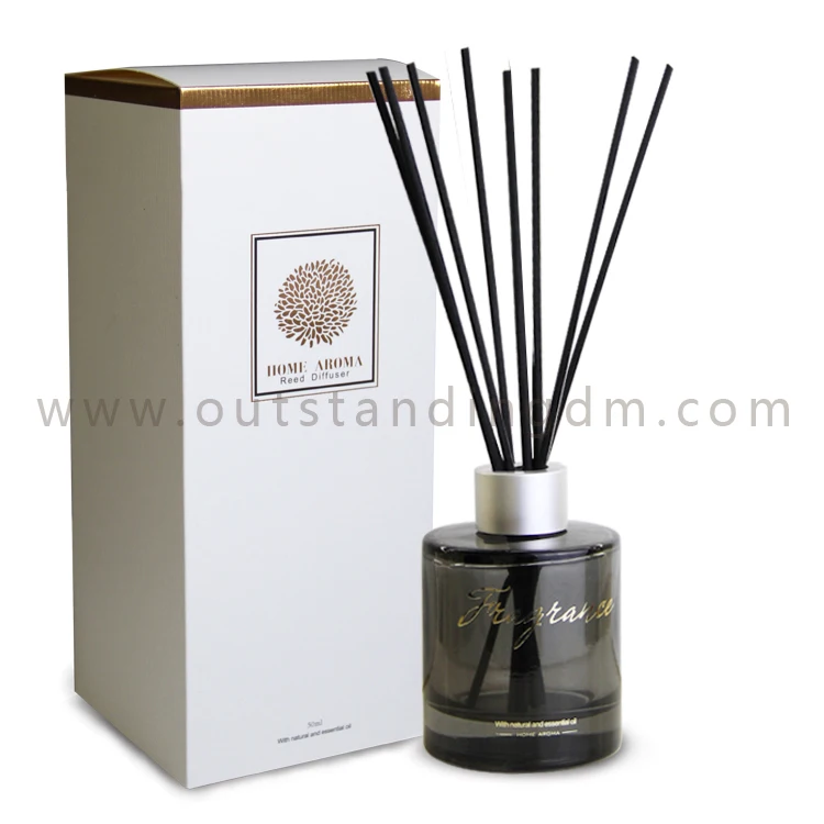 2018 Hot Selling Popular Reed Diffuser Glass Reed Diffuser Black Reed ...