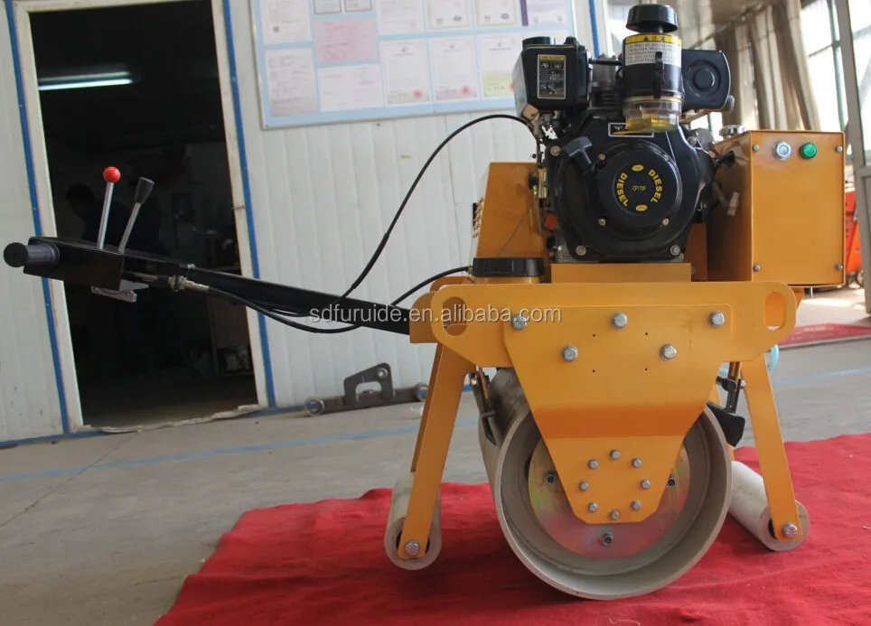 Top Quality Asphalt Paving Single Drum Hand Soil Compactor (fyl-600c ...