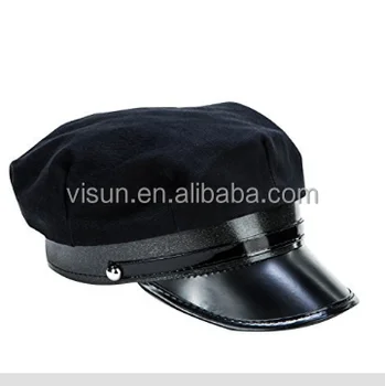 Black Chauffeur Limo Driver Costume Hat - Buy Black Chauffeur Limo ...