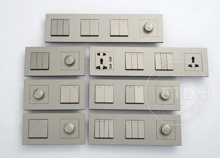 15b Series Luxury Hotel Bedside Wall Intelligent Push Button Knob ...