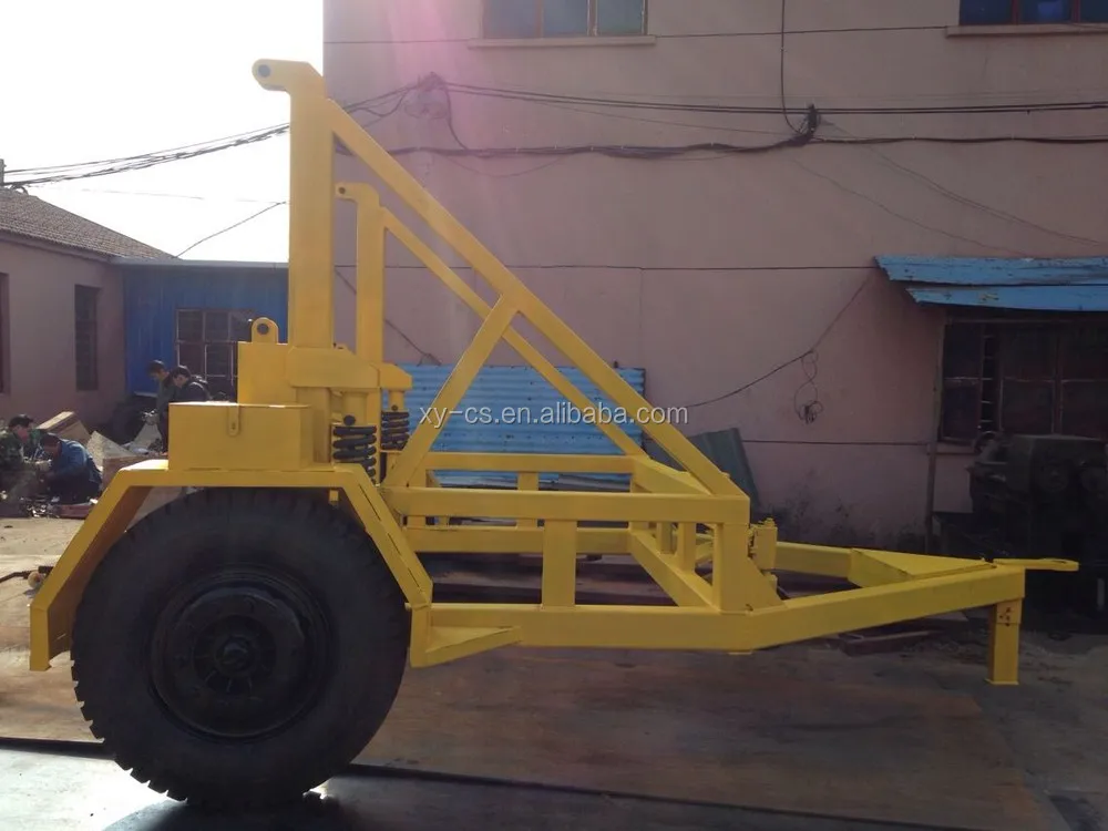3 Ton Cable Reel Trailer With Hydraulic Lifting System For Cable Drum ...