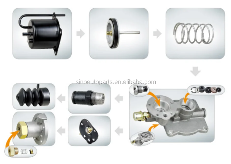 Truck Brake Air Master Assy 64203803 Clutch Booster Assy 642-03803 ...