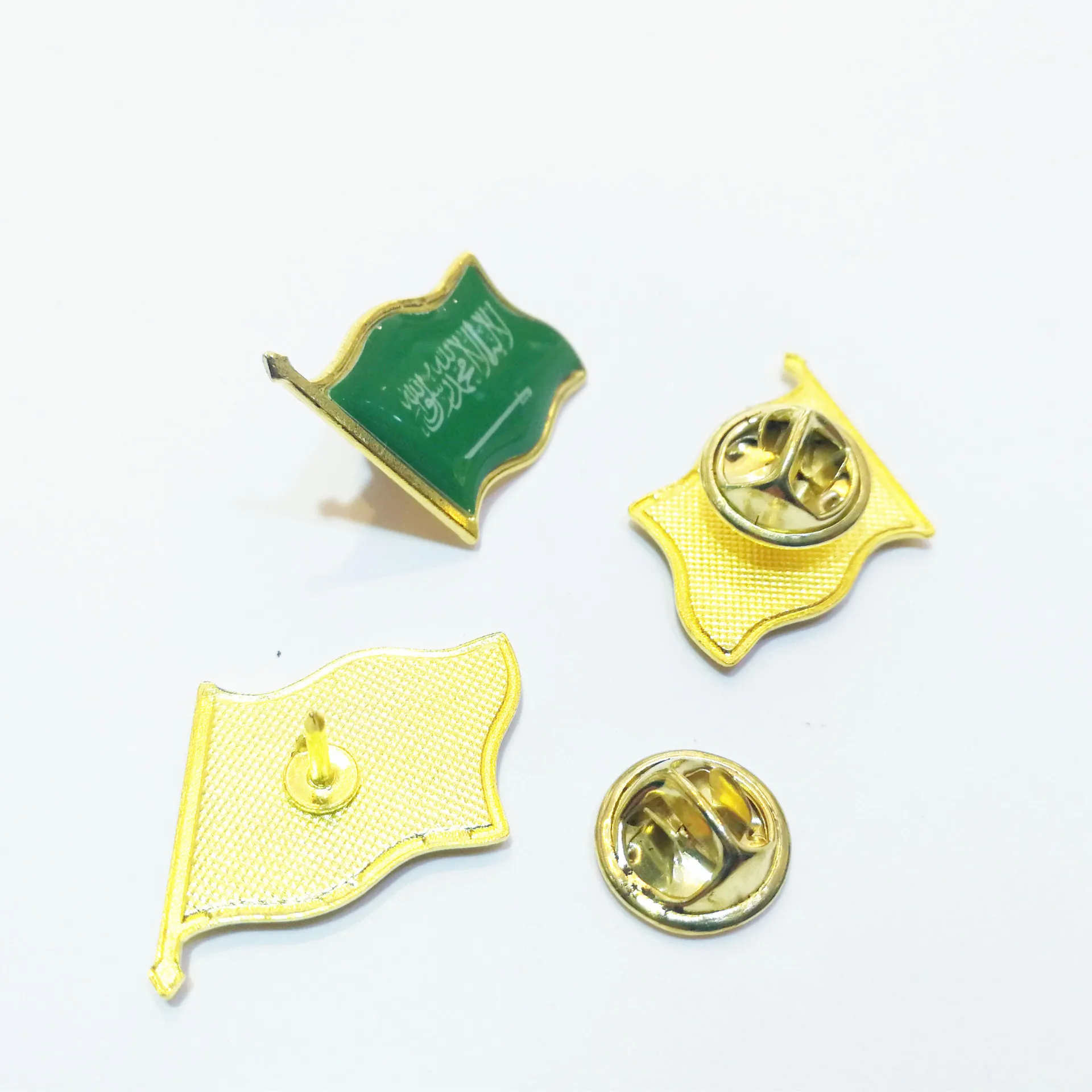 Custom Metal Saudi Arabia Flag Pin - Perfect Business Gift