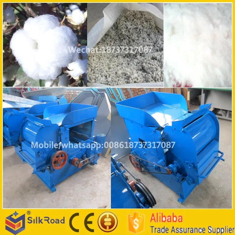 High Efficiency Double Roller Cotton Gin Ginning Machine - Buy Cotton ...