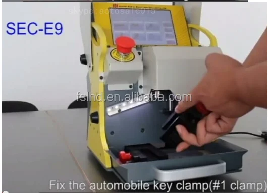 Car Sec E9 Automatic Electronic Operation Sec-e9 Key Cutting Machine ...