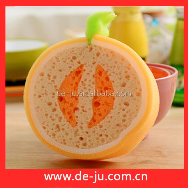 Fresh Fruit Shape Green Mango Design Cleaning Tools Polyester Foam ...