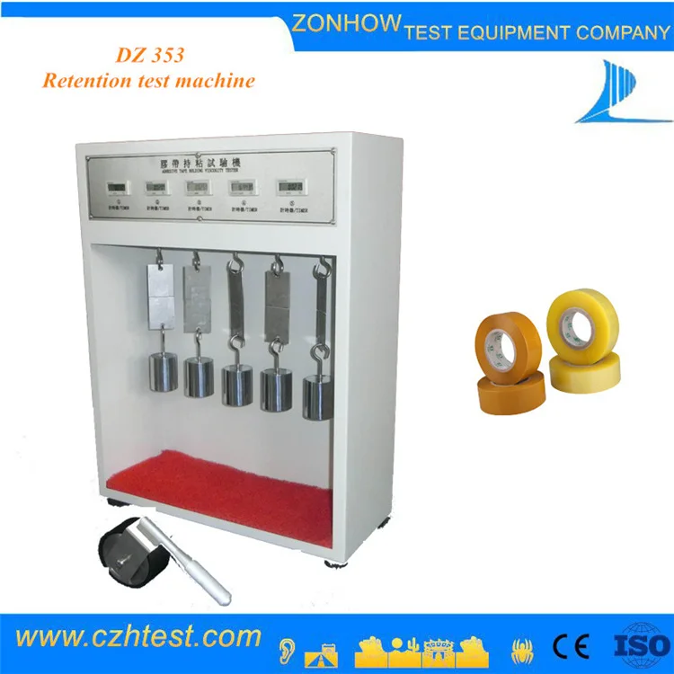 Quality Assurance Adhesive Tape Lab Test Equipment Tape Retention ...