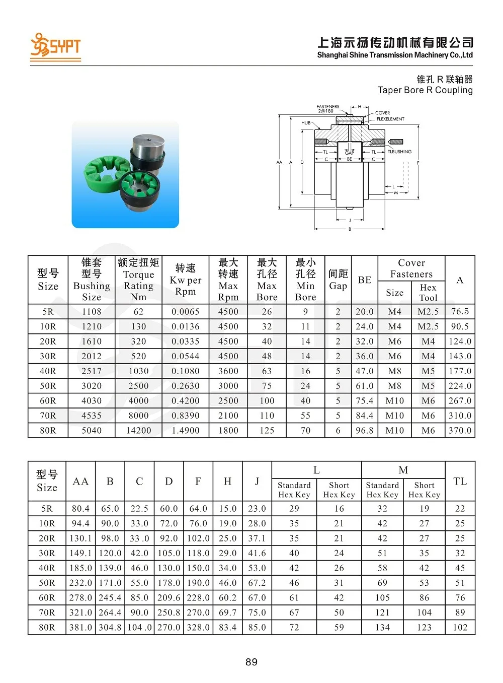 Wrapflex Type R Coupling for Shaft Connection - Flexible & Durable