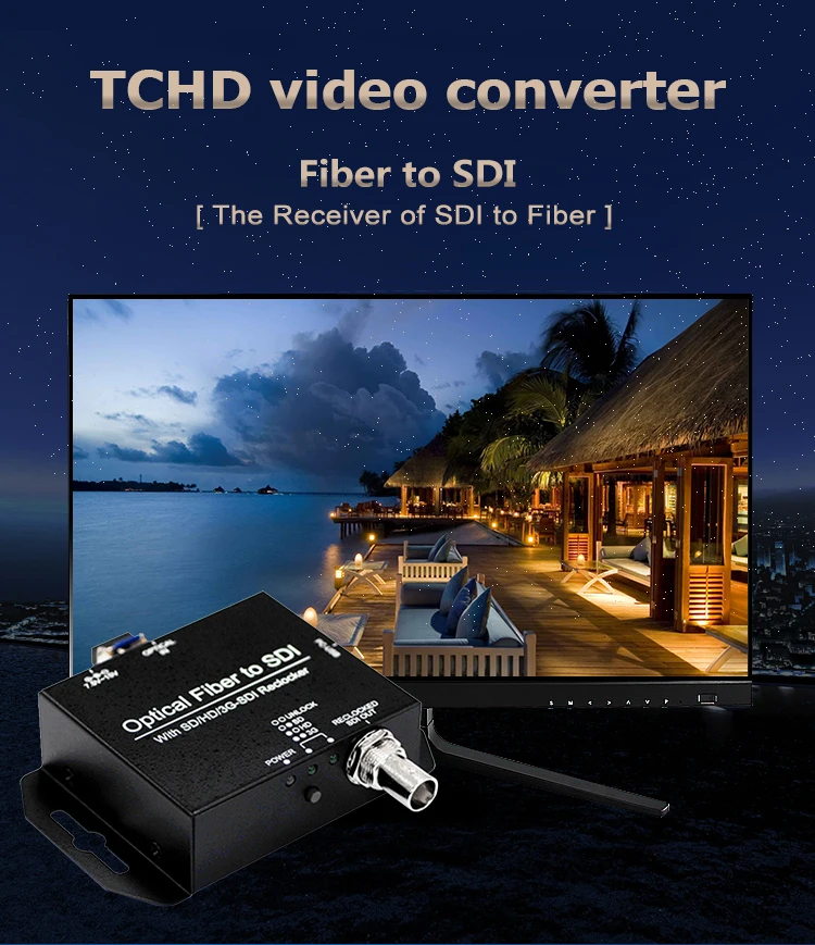 High Quality Optical Fiber To Sdi Converter One Video Converter, High ...