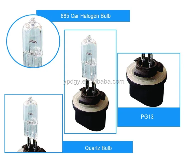 880 881 Halogen Lamp For Car 12v 16w 27w Auto Halogen Bulb - Buy ...