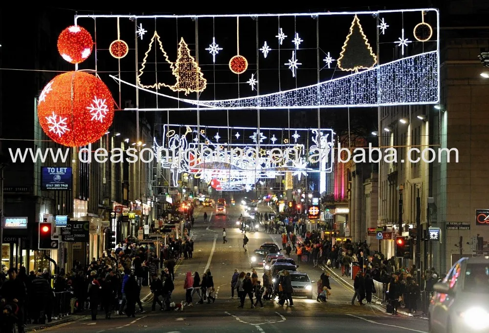Christmas Street Light Decoration/ Led Street Motif Lights For Sale ...